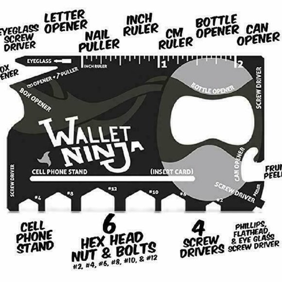 Other | Wallet Tool 18 In 1 Multi Use Tool With Case | Poshmark